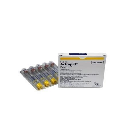 Soluble Insulin Injection I P 100 Iu Ml 3 Ml At Rs 1480 Piece In