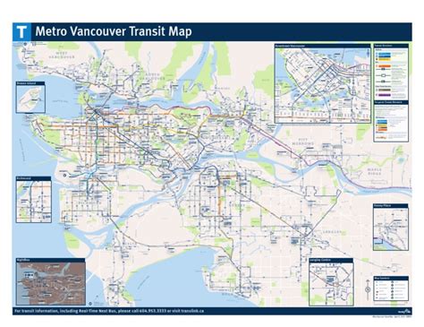 Translink System Map April 2018 Pdf Vancouver Government Agencies