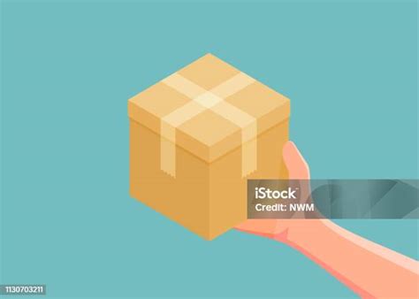 손 골 판지 상자를 들고입니다 개념의 쇼핑 교통을 제공 합니다 벡터 일러스트 레이 션 개념에 대한 스톡 벡터 아트 및 기타 이미지 개념 개념과 주제 구매 Istock