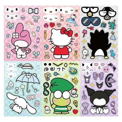 Imprimir Sanrio💗🍓 Şirin çizim Çıkartma Sticker Tasarımı