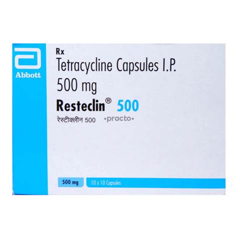 Resteclin Capsule 250 500mg 30 Tablet S