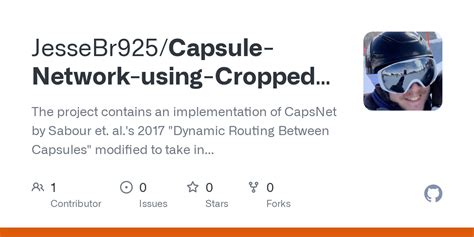 GitHub JesseBr Capsule Network Using Cropped Input The Project Contains An Implementation