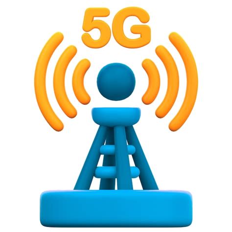Premium Psd 5g Network Tower 3d Icon