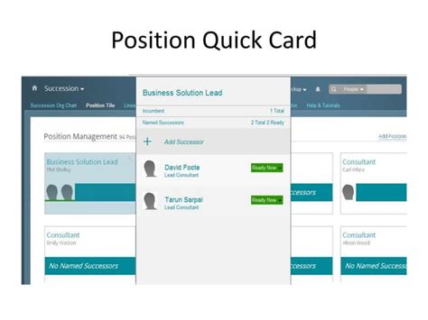 succession management position tile mdf positions ppt
