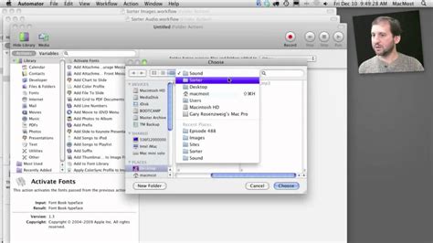 How To Sort Files Into Folders Using Automator On Mac Os X Operating
