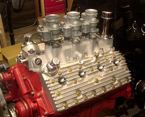 Flathead Ford Offenhauser 3x2 Adapter The H A M B