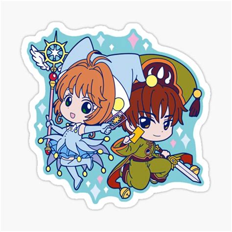 Card Captor Sakura Sakura Kinomoto And Xiaolang Li Sticker For Sale