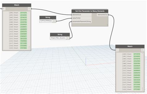 Set One Parameter To Many Elements Dynamo Nodes