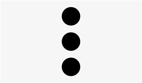 Vertical Dots Vector Three Vertical Dots 400x400 Png Download Pngkit