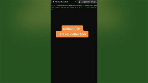 Unique In Laravel Collection Laravel Webdevelopment Development Tricks Tips Youtube