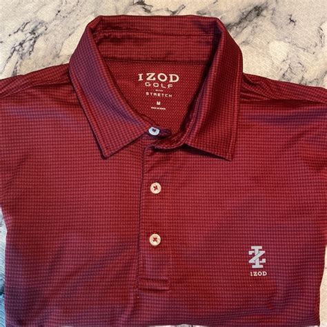 Izod Shirts Mens Izod Luxury Performance Golf Polo Wspandex Stretch