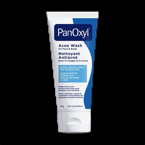 Acne Wash Benzoyl Peroxide 4 Panoxyl Ca