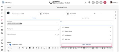How To Create Topics In Communications Control Staffbase Support Portal