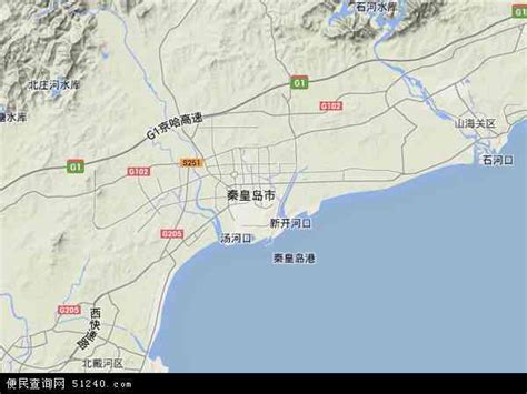 海港区地图 海港区卫星地图 海港区高清航拍地图 便民查询网地图