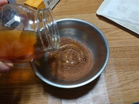 꿀과 코코아가루로 생초콜릿 만들기★