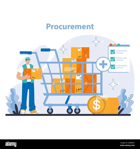 Procurement Process Concept Efficient Sourcing And Purchasing Operations Managing Supply Costs