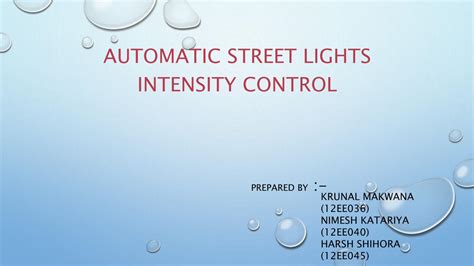 Pdf Street Light Intensity Control Using Micro Controller Dokumentips
