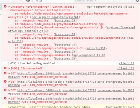 Version 150 Crashes Angular App With Cannot Access Windowwrapper