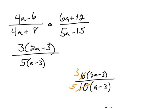 reducing fractions with variables math algebra simplifying