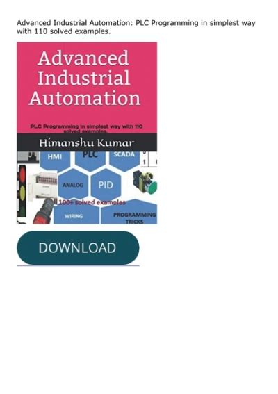 Download Book Advanced Industrial Automation Plc Programming In Simplest Way With 110 Solved
