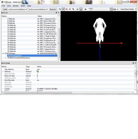 Editing Unp Body In Blender And Getting It Into Skyrim Skyrim