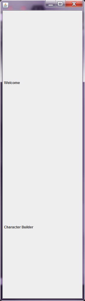 Java Swing Gridbag Too Much Space When Stretched Out Should I Be