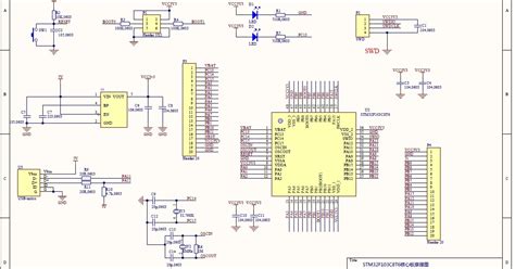 Ihaack Embedded STM32F103C8T6 Schematics