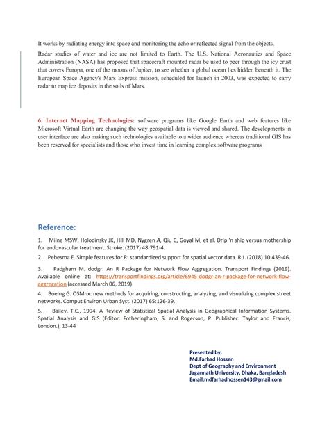 A Quick Overview Of Geospatial Analysis Ppt Geography Science