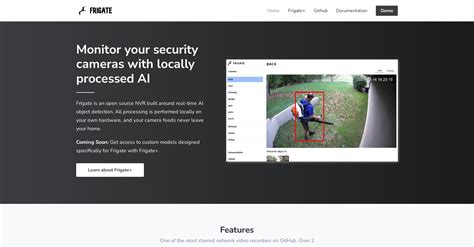 Frigate Nvr Security Cameras Monitoring Taaft
