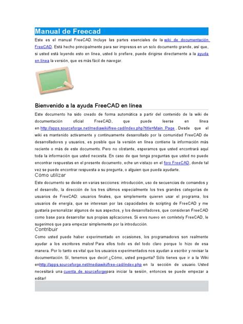 Manual De Freecad 2 Pdf Plataforma Cruzada Point And Click