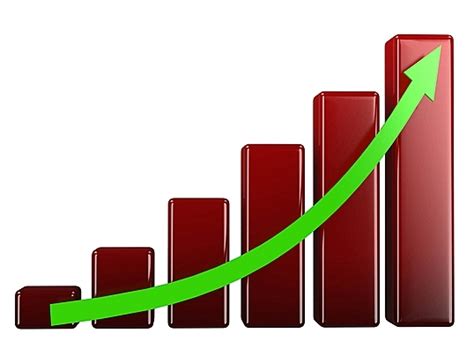 Green Graph Up Growth Forecast Photo Background And Picture For Free