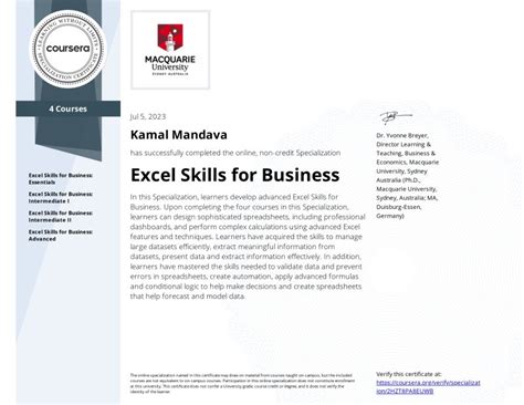 Kamal Mandava On Linkedin Excel Excelforbusiness Certification Professionaldevelopment