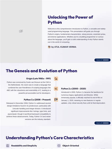 Unlocking The Power Of Python Pdf Python Programming Language