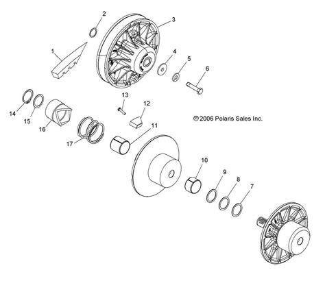 Visualizing The Parts Of A 2006 Polaris Ranger 500 With A Detailed Diagram