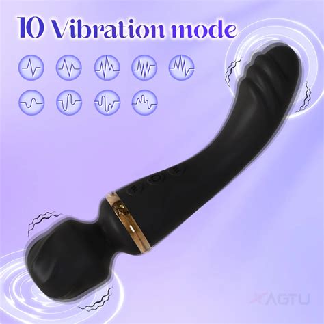 20 Speeds Powerful Dildo Vibrator Female Av Massager Wand G Spot