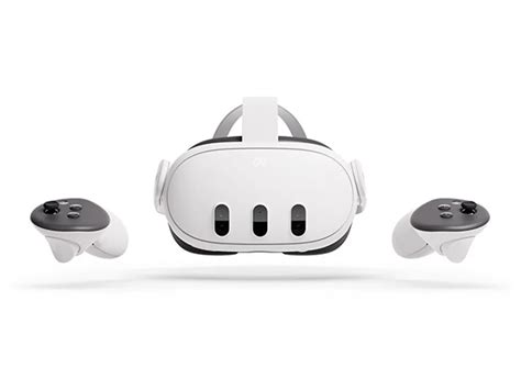 Meta Quest 3 128gb Vr Headset With Touch Plus Controllers Light Grey