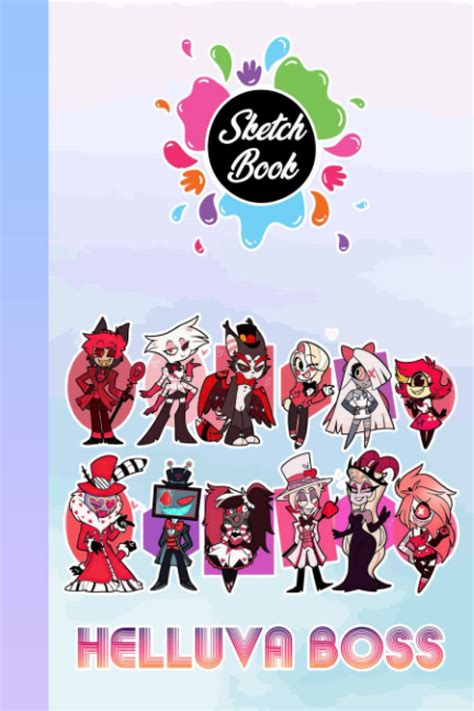 Buy Helluva Boss Sketch Book Animated Series Merch Helluva Boss Large