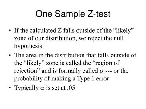 PPT One Sample Z Test PowerPoint Presentation Free Download ID 3204930