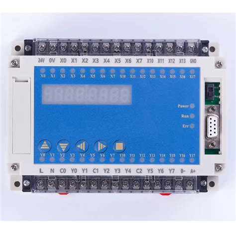 Plc Programmable Logic Controller Plc With Enclosure 20mr Fx2n 12 Input 8 Output 0~10v 2 Ad