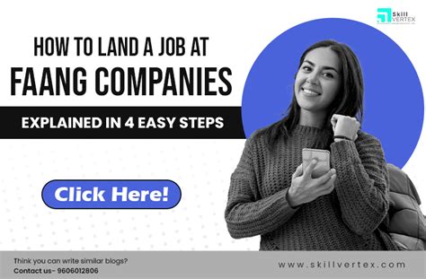 How To Land A Job At A Faang Companyin 4 Easy Steps