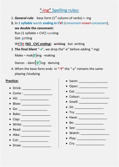 Spelling Worksheets Spelling Rules Spelling Practice Alphabet Worksheets Consonant Vowel