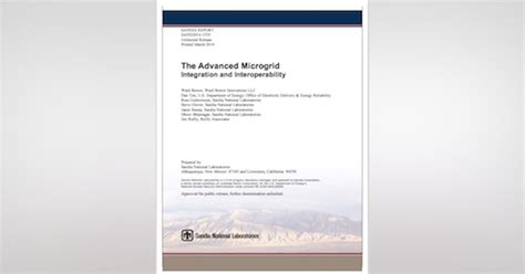 Integration Of Microgrids Microgrid Knowledge