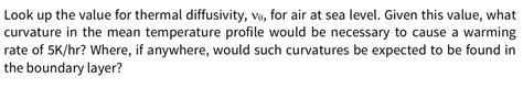 Solved Look Up The Value For Thermal Diffusivity Ve For Chegg