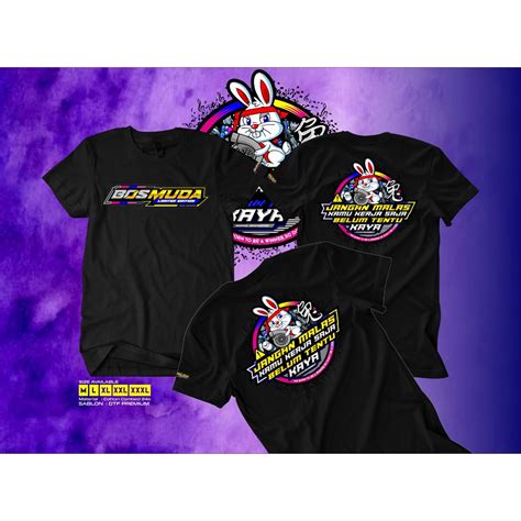 Jual Kaos Bos Muda Limited Edition Kaos Kata Kata Kaos Distro