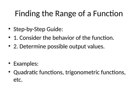 Range And Domain Presentation Updated Pptx