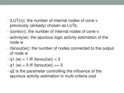 Ppt Power Driven Mapping K Lut Based Fpga Circuits Powerpoint