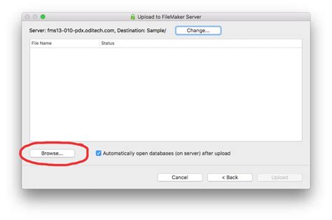 Step 3 Upload Your Database Knowledgebase Oditech Inc