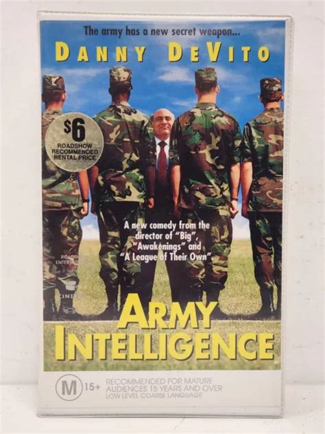 ARMY INTELLIGENCE DANNY Devito Clam Shell VHS Ex Rental Video Movie PicClick UK