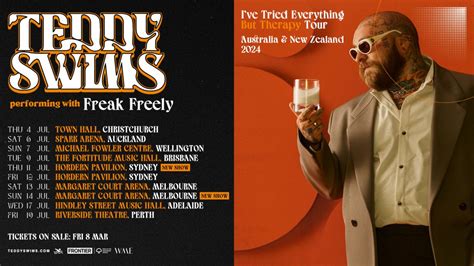 Teddy Swims Ive Tried Everything But Therapy Tour July 2024 Second Sydney And Melbourne