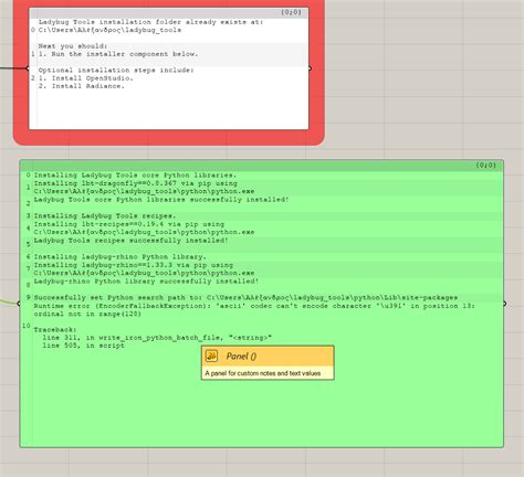problem installing ladybug 1 4 ladybug tools ladybug tools forum